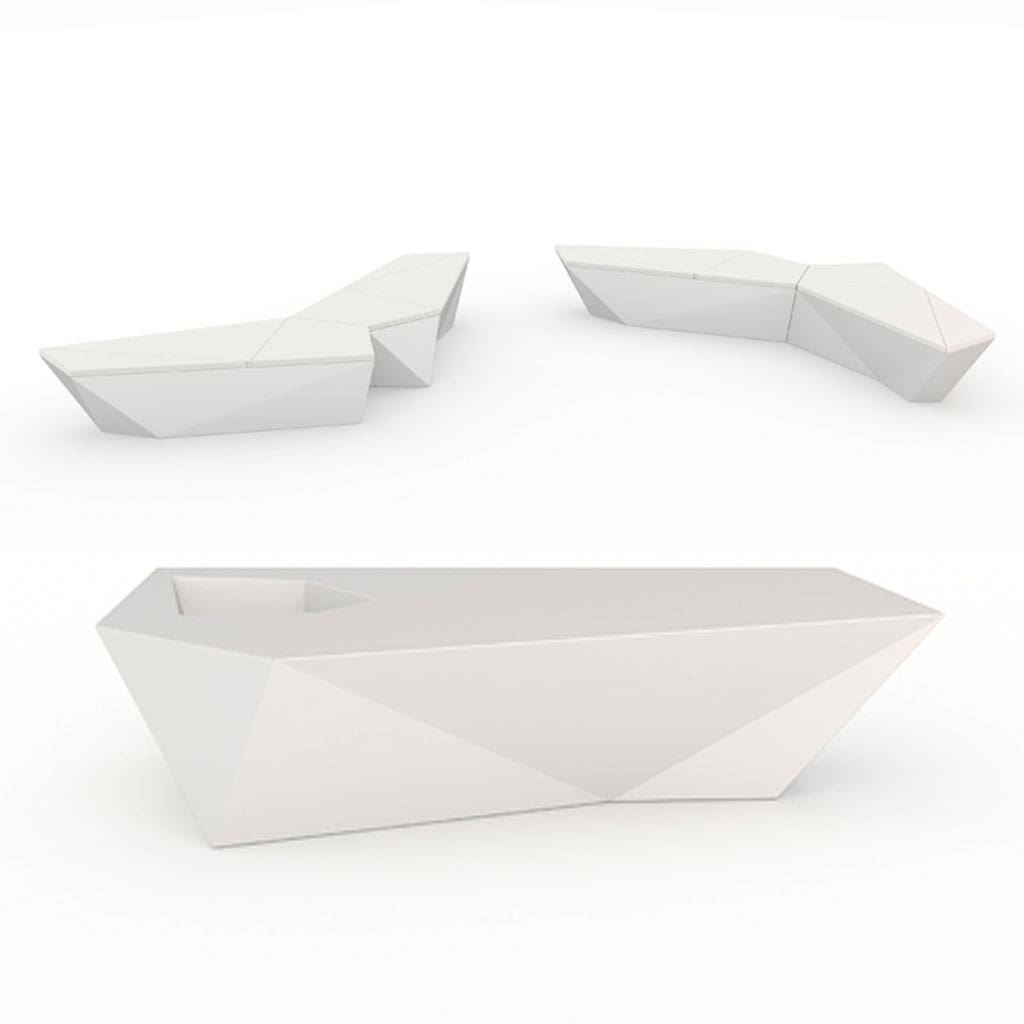 Faz Modern Garden Bench | Vondom All Weather Furniture