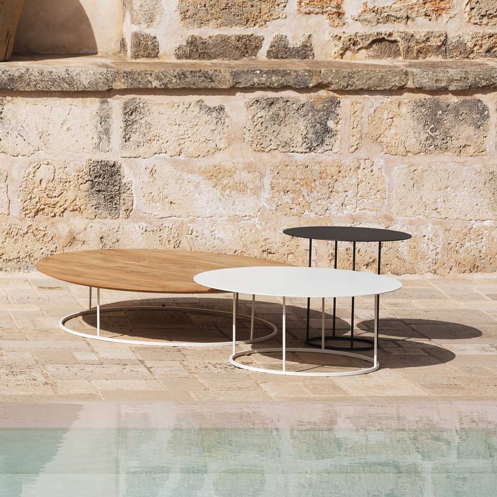 Zefiro Minimalist Outdoor Low Tables | Roda Garden Tables