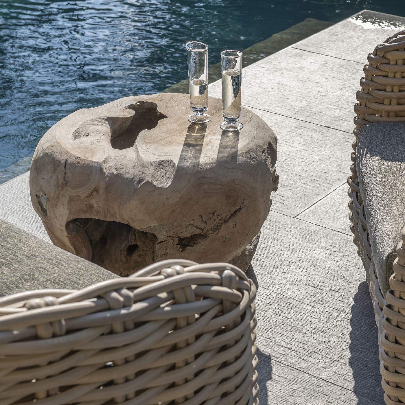 Gommaire Root Ball Coffee Table | Gnarly Teak Low Table