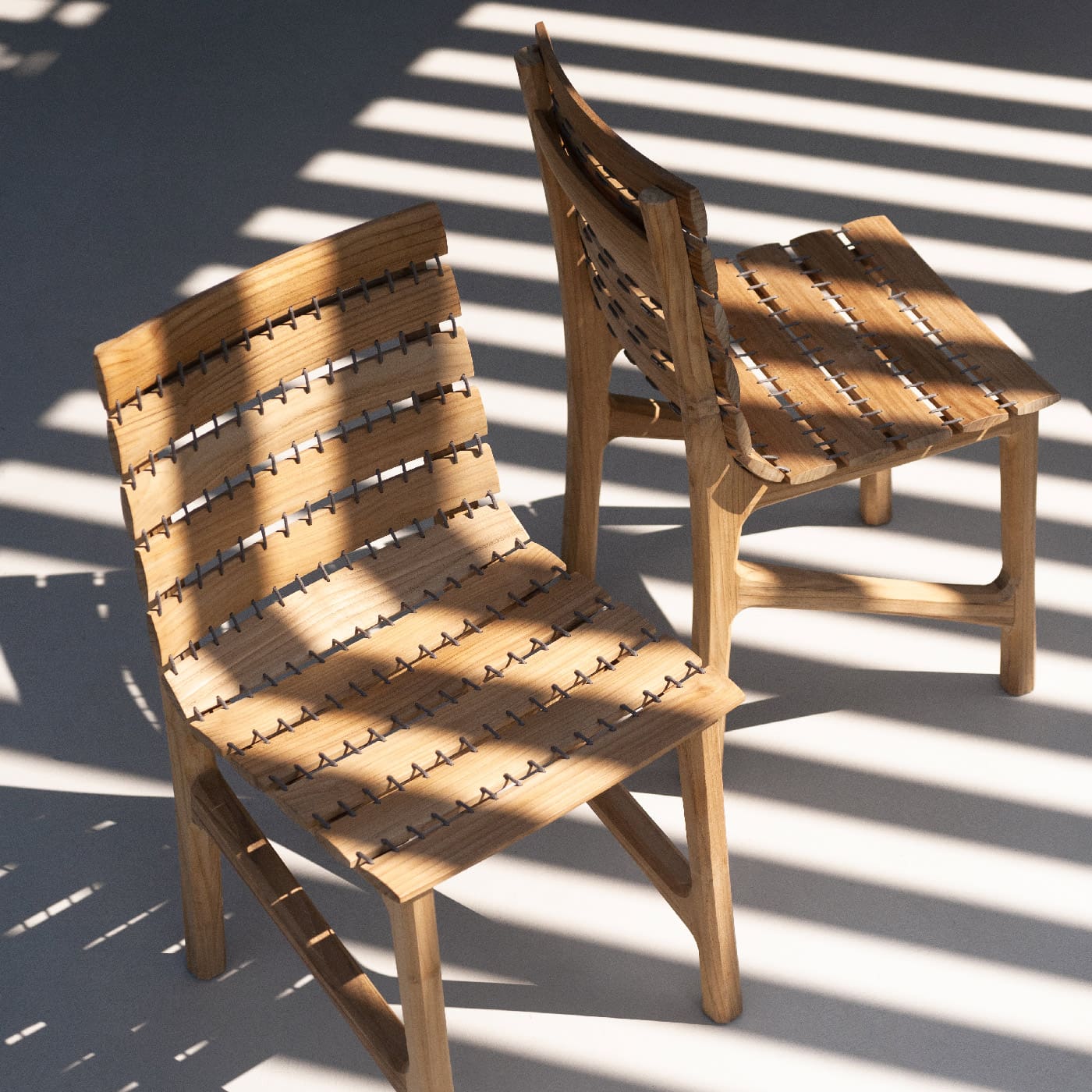 Roda Teseo Dining Table | Chic Artisanal Teak Outdoor Dining